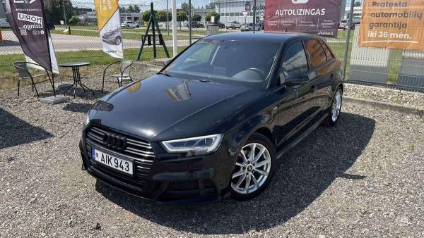 Melns Audi A3 2019 Marijampole, ar dzinēja tilpumu 1.60 L un nobraukumu 252 tūkst. km par 12790 €, foto 1 vietnē AUTOMOTO.COM.LV