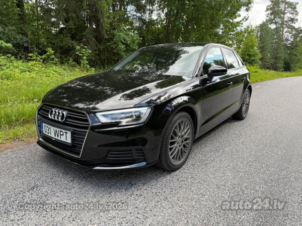 Black Audi A3 2019 in Rapla, with an engine capacity of 1.60 L and mileage of 64 thousand km for 15990 €, photo 1 on AUTOMOTO.COM.LV
