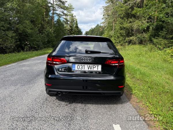 Black Audi A3 2019 in Rapla, with an engine capacity of 1.60 L and mileage of 64 thousand km for 15990 €, photo 5 on AUTOMOTO.COM.LV