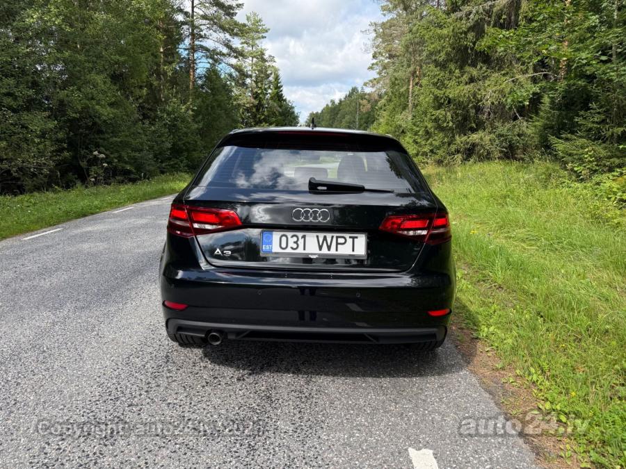 Black Audi A3 2019 in Rapla, with an engine capacity of 1.60 L and mileage of 64 thousand km for 15990 €, photo 6 on AUTOMOTO.COM.LV