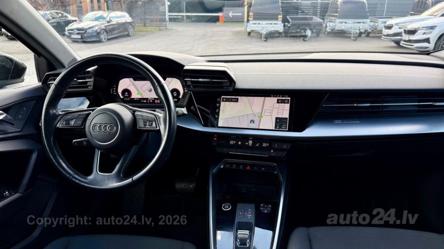 Black Audi A3 2020 in Tallinn, with an engine capacity of 1.50 L and mileage of 156 thousand km for 19800 €, photo 13 on AUTOMOTO.COM.LV