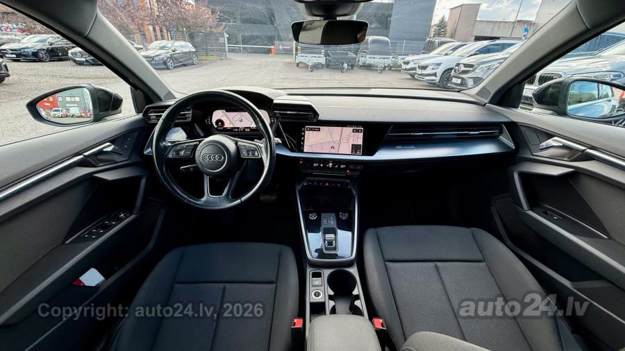 Black Audi A3 2020 in Tallinn, with an engine capacity of 1.50 L and mileage of 156 thousand km for 19800 €, photo 14 on AUTOMOTO.COM.LV