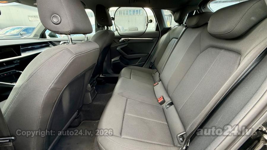 Black Audi A3 2020 in Tallinn, with an engine capacity of 1.50 L and mileage of 156 thousand km for 19800 €, photo 22 on AUTOMOTO.COM.LV