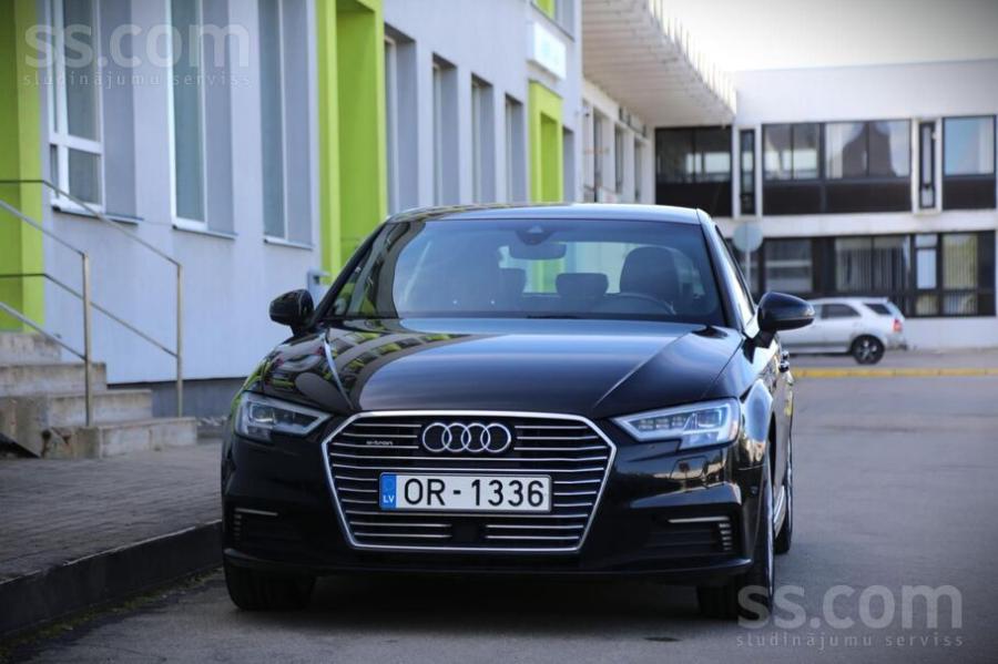Black Audi A3 2020 in Riga, with an engine capacity of 1.40 L and mileage of 145 thousand km for 15995 €, photo 1 on AUTOMOTO.COM.LV