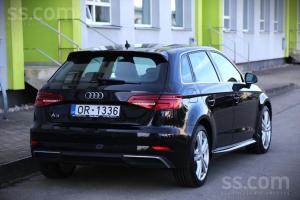 Black Audi A3 2020 in Riga, with an engine capacity of 1.40 L and mileage of 145 thousand km for 15995 €, photo 7 on AUTOMOTO.COM.LV