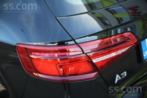 Black Audi A3 2020 in Riga, with an engine capacity of 1.40 L and mileage of 145 thousand km for 15995 €, photo 8 on AUTOMOTO.COM.LV