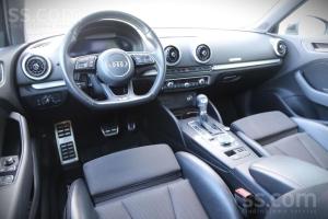 Black Audi A3 2020 in Riga, with an engine capacity of 1.40 L and mileage of 145 thousand km for 15995 €, photo 11 on AUTOMOTO.COM.LV