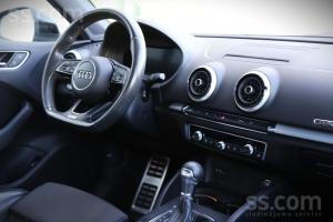 Black Audi A3 2020 in Riga, with an engine capacity of 1.40 L and mileage of 145 thousand km for 15995 €, photo 15 on AUTOMOTO.COM.LV