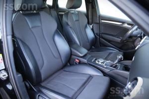Black Audi A3 2020 in Riga, with an engine capacity of 1.40 L and mileage of 145 thousand km for 15995 €, photo 18 on AUTOMOTO.COM.LV