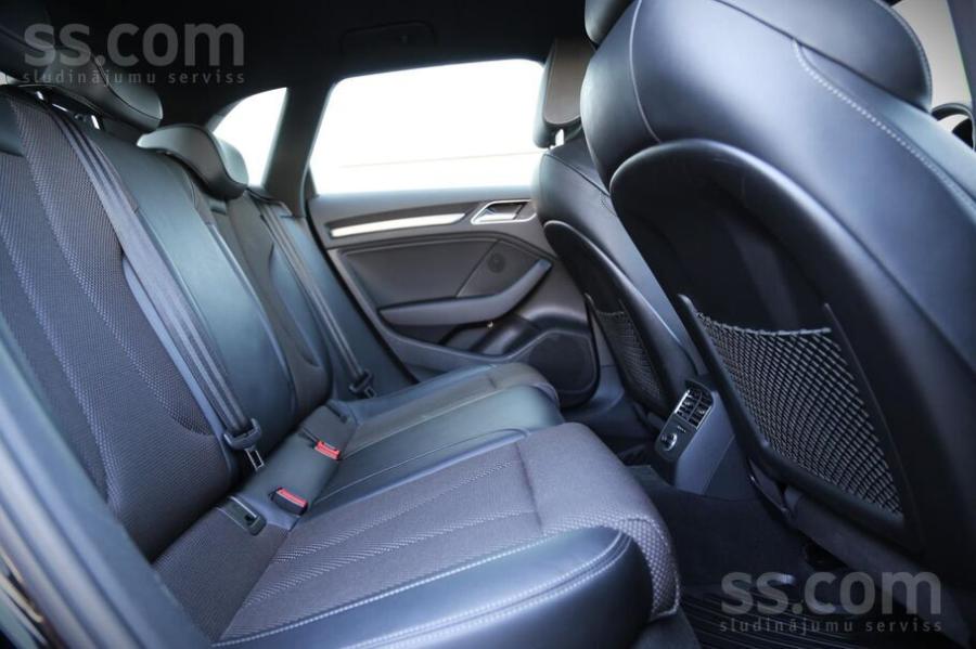 Black Audi A3 2020 in Riga, with an engine capacity of 1.40 L and mileage of 145 thousand km for 15995 €, photo 20 on AUTOMOTO.COM.LV