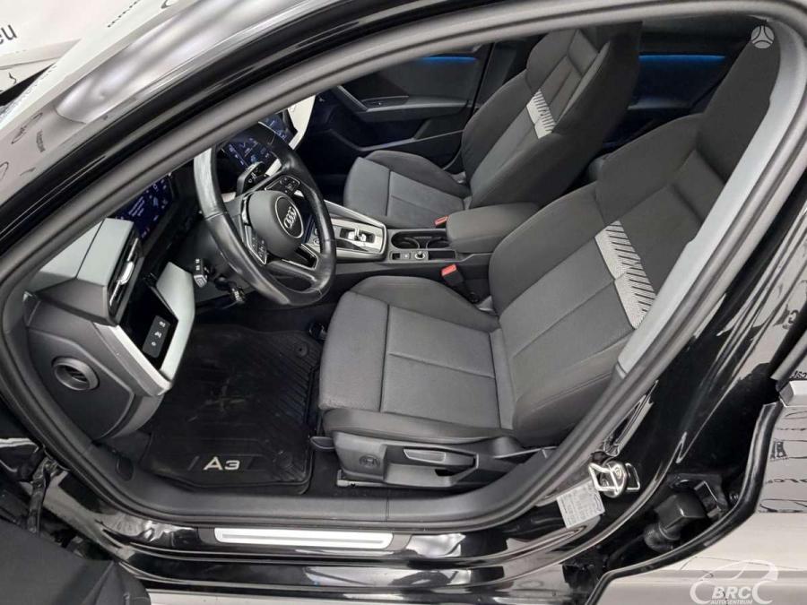 Melns Audi A3 2021 Viļņa, ar dzinēja tilpumu 1.50 L un nobraukumu 165 tūkst. km par 18700 €, foto 21 vietnē AUTOMOTO.COM.LV