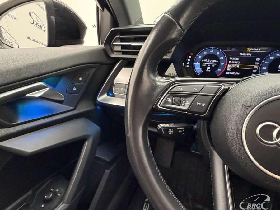 Melns Audi A3 2021 Viļņa, ar dzinēja tilpumu 1.50 L un nobraukumu 165 tūkst. km par 18700 €, foto 30 vietnē AUTOMOTO.COM.LV