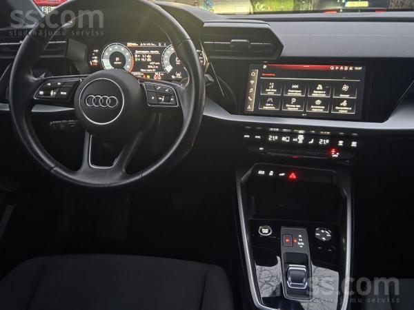 Black Audi A3 2022 in Riga, with an engine capacity of 1.40 L and mileage of 133 thousand km for 19900 €, photo 6 on AUTOMOTO.COM.LV