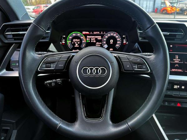 Black Audi A3 2022 in Kaunas, with an engine capacity of 1.40 L and mileage of 206 thousand km for 18500 €, photo 9 on AUTOMOTO.COM.LV