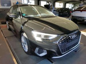 Black Audi A3 2023 in Vilnius, with an engine capacity of 1.50 L and mileage of 91 thousand km for 24565 €, photo 4 on AUTOMOTO.COM.LV