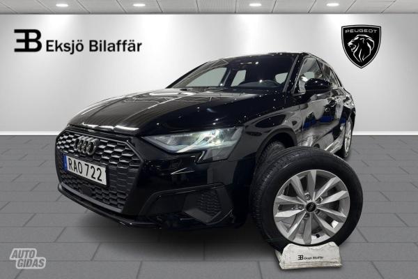 Melns Audi A3 2024 Kauņa, ar dzinēja tilpumu 0.00 L un nobraukumu 20 tūkst. km par 28285 €, foto 1 vietnē AUTOMOTO.COM.LV