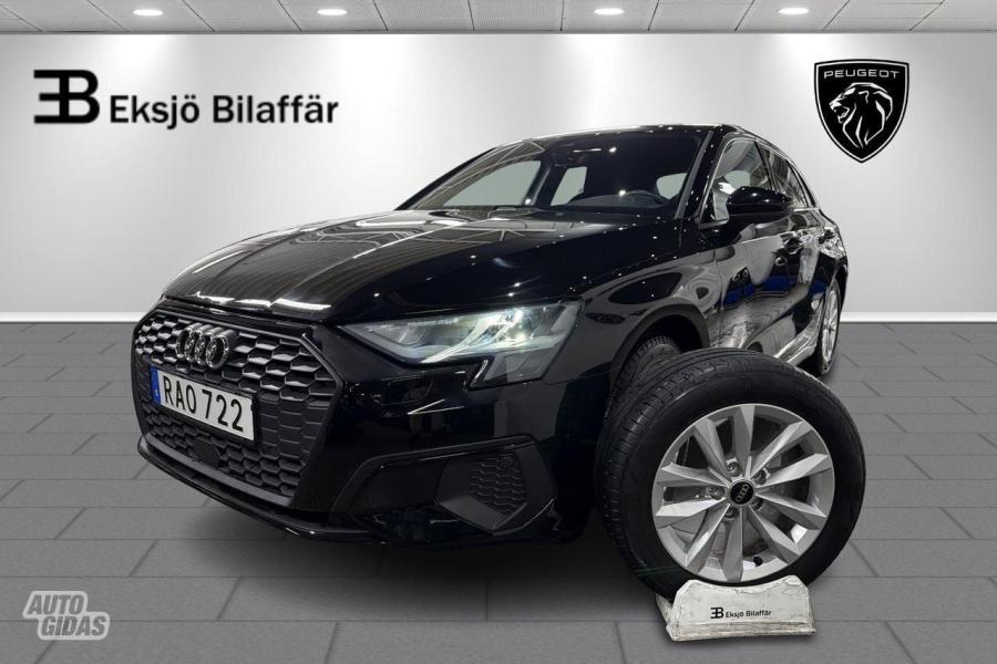Melns Audi A3 2024 Kauņa, ar dzinēja tilpumu 0.00 L un nobraukumu 20 tūkst. km par 28285 €, foto 1 vietnē AUTOMOTO.COM.LV