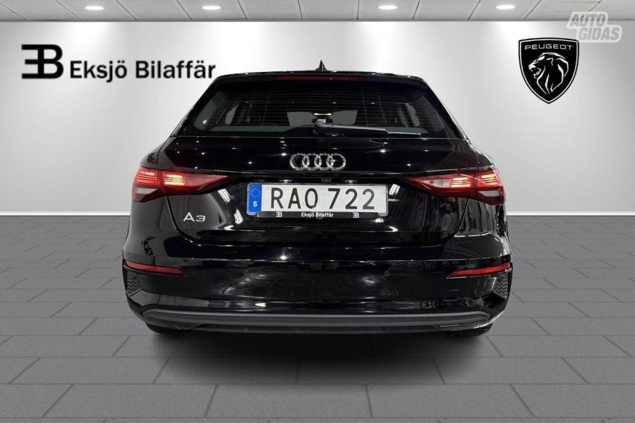 Melns Audi A3 2024 Kauņa, ar dzinēja tilpumu 0.00 L un nobraukumu 20 tūkst. km par 28285 €, foto 6 vietnē AUTOMOTO.COM.LV