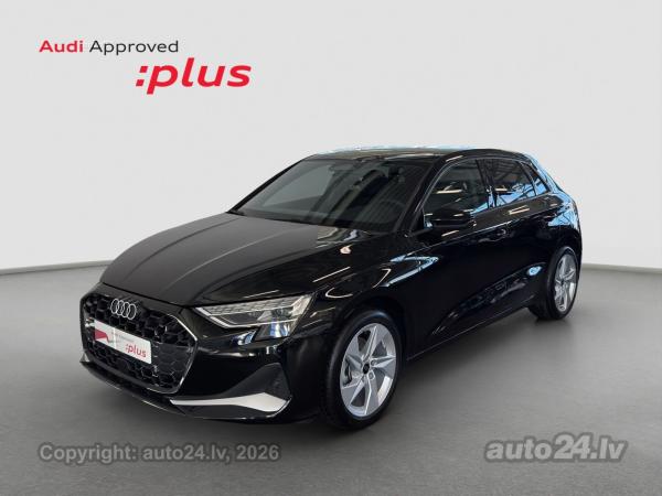 Audi A3 2025 in Tallinn on AUTOMOTO.COM.LV Black Audi A3 2025 in Tallinn, with an engine capacity of 1.50 L and mileage of 6 thousand km for 32900 €, photo 1 on AUTOMOTO.COM.LV