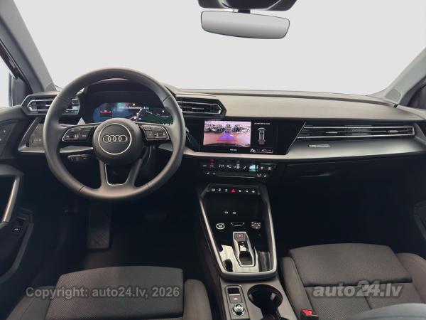 Audi A3 2025 in Tallinn on AUTOMOTO.COM.LV Black Audi A3 2025 in Tallinn, with an engine capacity of 1.50 L and mileage of 6 thousand km for 32900 €, photo 10 on AUTOMOTO.COM.LV