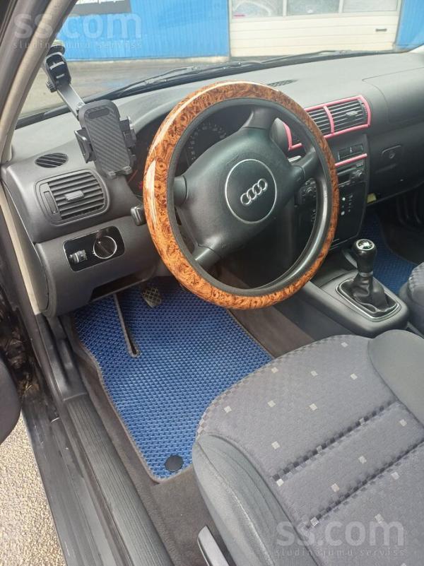 Melns Audi A3 2002 Rīga, ar dzinēja tilpumu 1.90 L un nobraukumu 300 tūkst. km par 1650 €, foto 8 vietnē AUTOMOTO.COM.LV