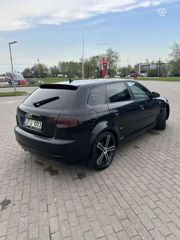 Melns Audi A3 2007 Panevēža, ar dzinēja tilpumu 1.90 L un nobraukumu 320 tūkst. km par 2200 €, foto 4 vietnē AUTOMOTO.COM.LV