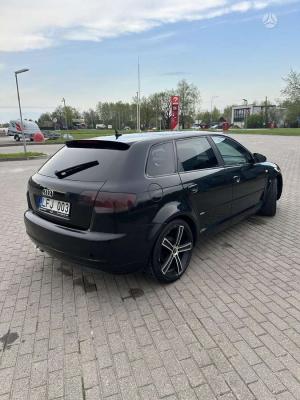 Black Audi A3 2007 in Panevezys, with an engine capacity of 1.90 L and mileage of 320 thousand km for 2200 €, photo 4 on AUTOMOTO.COM.LV