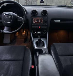 Black Audi A3 2007 in Panevezys, with an engine capacity of 1.90 L and mileage of 320 thousand km for 2200 €, photo 6 on AUTOMOTO.COM.LV