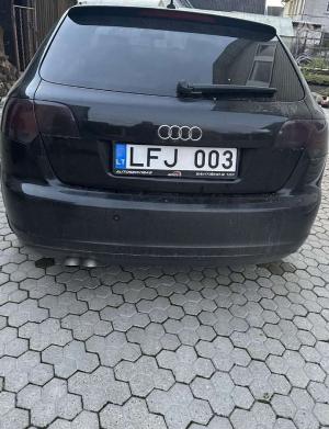 Black Audi A3 2007 in Panevezys, with an engine capacity of 1.90 L and mileage of 320 thousand km for 2200 €, photo 15 on AUTOMOTO.COM.LV