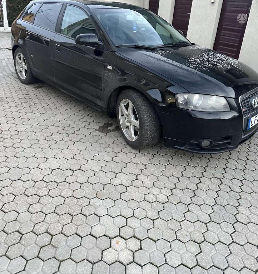 Black Audi A3 2007 in Panevezys, with an engine capacity of 1.90 L and mileage of 320 thousand km for 2200 €, photo 16 on AUTOMOTO.COM.LV
