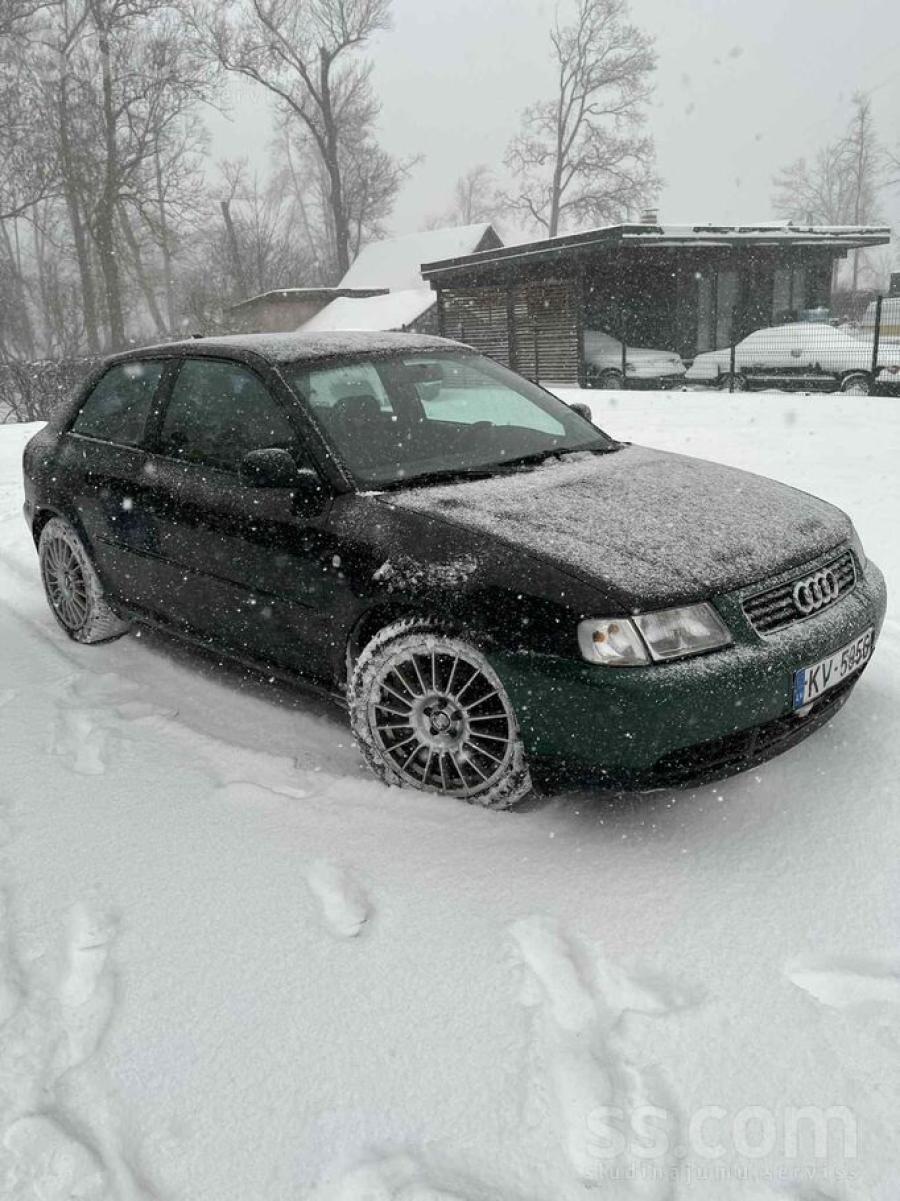 Black Audi A3 1999 in Tukums, with an engine capacity of 1.90 L and mileage of 320 thousand km for 1390 €, photo 1 on AUTOMOTO.COM.LV