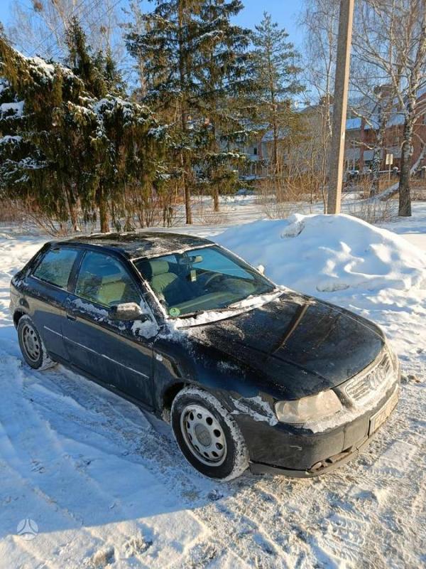 Black Audi A3 2001 in Kaunas, with an engine capacity of 1.90 L and mileage of 408 thousand km for 800 €, photo 5 on AUTOMOTO.COM.LV
