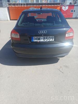 Melns Audi A3 2002 Rīga, ar dzinēja tilpumu 1.90 L un nobraukumu 300 tūkst. km par 1650 €, foto  vietnē AUTOMOTO.COM.LV