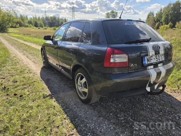 Black Audi A3 2002 in Daugavpils, with an engine capacity of 1.90 L and mileage of 399 thousand km for 1850 €, photo 5 on AUTOMOTO.COM.LV