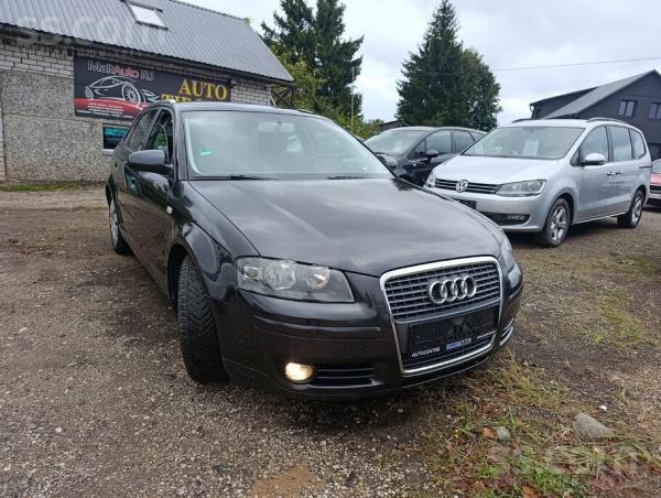 Black Audi A3 2008 in Rezekne, with an engine capacity of 2.00 L and mileage of 249 thousand km for 3850 €, photo 4 on AUTOMOTO.COM.LV