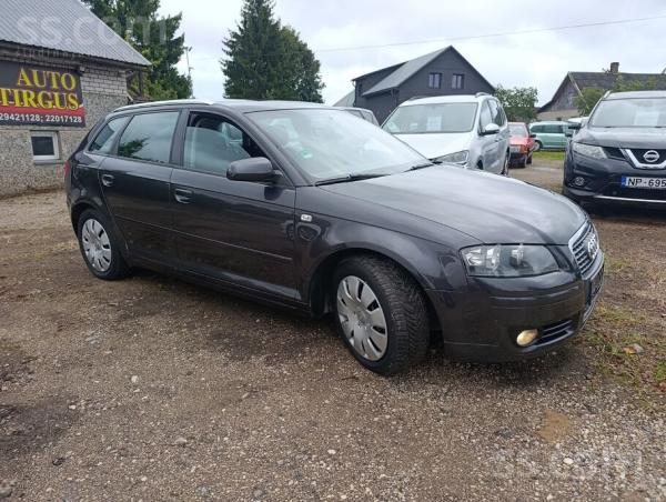 Black Audi A3 2008 in Rezekne, with an engine capacity of 2.00 L and mileage of 249 thousand km for 3850 €, photo 5 on AUTOMOTO.COM.LV