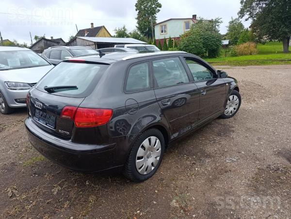 Black Audi A3 2008 in Rezekne, with an engine capacity of 2.00 L and mileage of 249 thousand km for 3850 €, photo 6 on AUTOMOTO.COM.LV