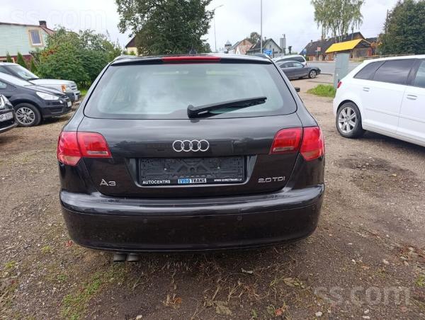 Black Audi A3 2008 in Rezekne, with an engine capacity of 2.00 L and mileage of 249 thousand km for 3850 €, photo 7 on AUTOMOTO.COM.LV