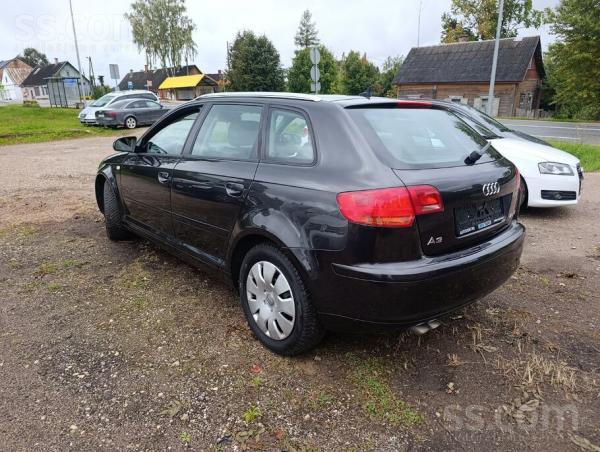 Black Audi A3 2008 in Rezekne, with an engine capacity of 2.00 L and mileage of 249 thousand km for 3850 €, photo 8 on AUTOMOTO.COM.LV