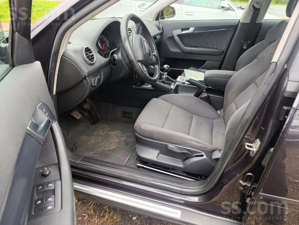 Black Audi A3 2008 in Rezekne, with an engine capacity of 2.00 L and mileage of 249 thousand km for 3850 €, photo 10 on AUTOMOTO.COM.LV