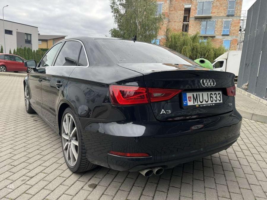 Black Audi A3 2014 in Kaunas, with an engine capacity of 2.00 L and mileage of 280 thousand km for 9000 €, photo 4 on AUTOMOTO.COM.LV