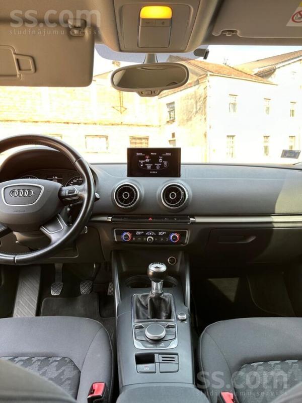 Melns Audi A3 2014 Kuldīga, ar dzinēja tilpumu 1.60 L un nobraukumu 201 tūkst. km par 9100 €, foto 5 vietnē AUTOMOTO.COM.LV