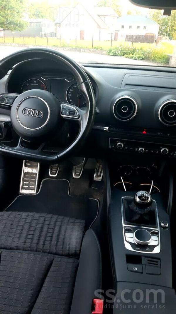 Melns Audi A3 2014 Bauska, ar dzinēja tilpumu 2.00 L un nobraukumu 303 tūkst. km par 11200 €, foto 4 vietnē AUTOMOTO.COM.LV