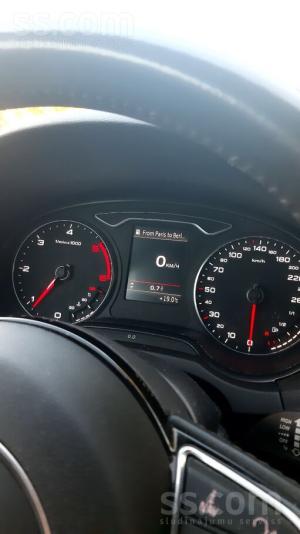 Black Audi A3 2014 in Bauska, with an engine capacity of 2.00 L and mileage of 303 thousand km for 11200 €, photo 3 on AUTOMOTO.COM.LV