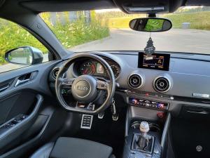 Black Audi A3 2014 in Vilnius, with an engine capacity of 1.97 L and mileage of 278 thousand km for 10450 €, photo 26 on AUTOMOTO.COM.LV
