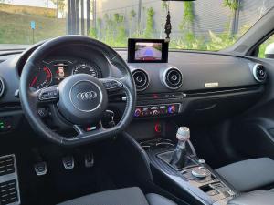 Black Audi A3 2014 in Vilnius, with an engine capacity of 1.97 L and mileage of 278 thousand km for 10450 €, photo 29 on AUTOMOTO.COM.LV