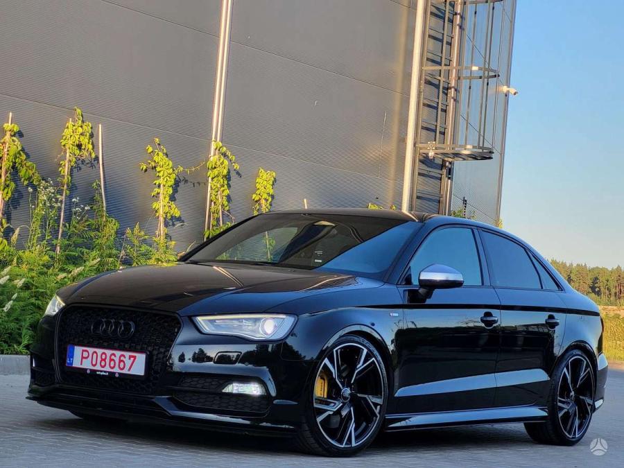 Black Audi A3 2014 in Vilnius, with an engine capacity of 1.97 L and mileage of 278 thousand km for 10490 €, photo 8 on AUTOMOTO.COM.LV