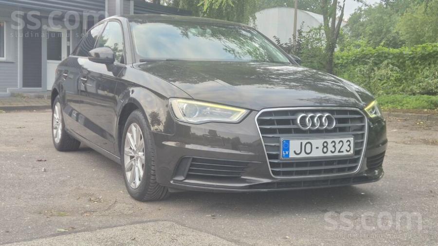 Black Audi A3 2014 in Riga, with an engine capacity of 1.40 L and mileage of 152 thousand km for 9200 €, photo 1 on AUTOMOTO.COM.LV