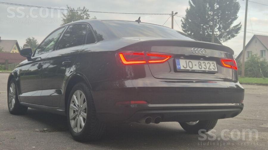 Black Audi A3 2014 in Riga, with an engine capacity of 1.40 L and mileage of 152 thousand km for 9200 €, photo 6 on AUTOMOTO.COM.LV