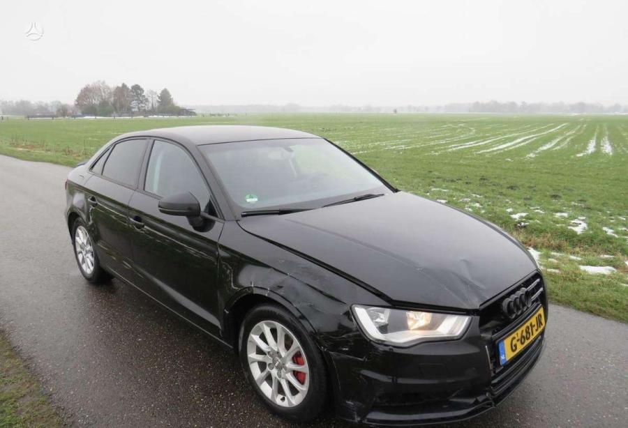 Black Audi A3 2015 in Prienai, with an engine capacity of 1.40 L and mileage of 186 thousand km for 5650 €, photo 2 on AUTOMOTO.COM.LV